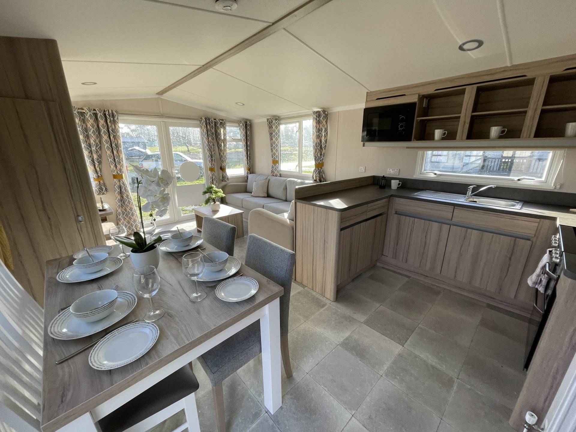 Static Caravan Swift Ardennes located at Caldecott Hall